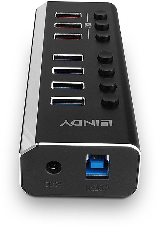 Specificaties van Lindy 4 Port USB 3.0 Hub with 3 Quick Charge 3.0 ...