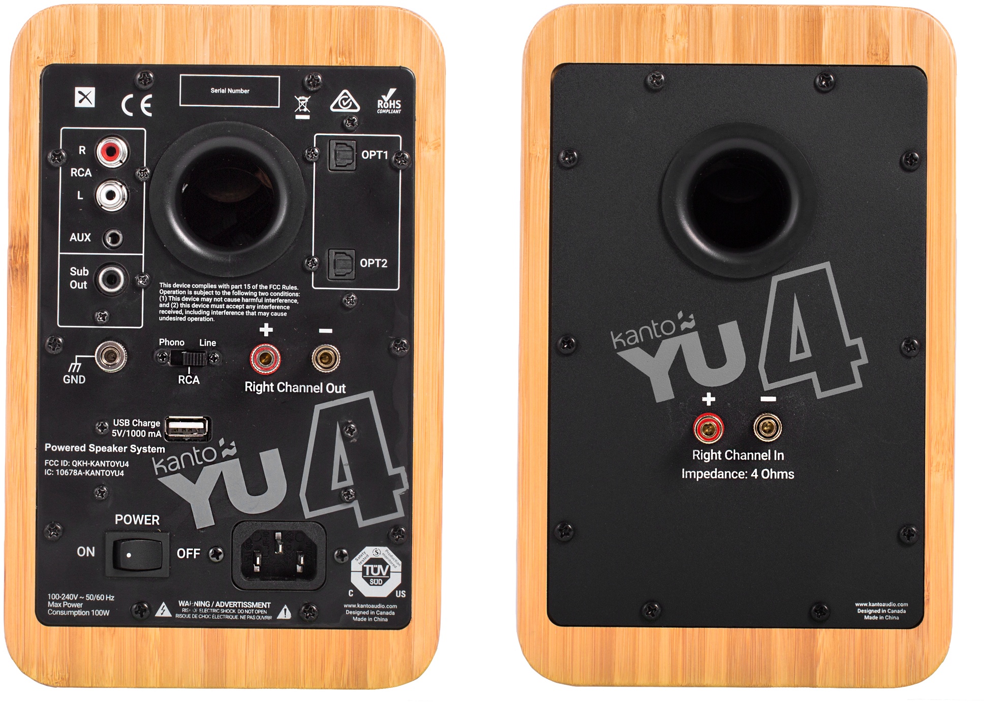 Specificaties van Kanto YU4 - Tweakers