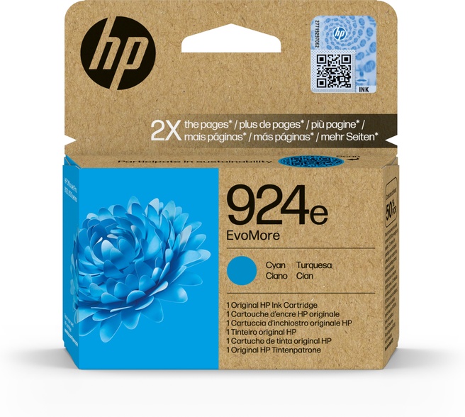 Specificaties van HP 924e EvoMore originele cyaan inktcartridge - Tweakers