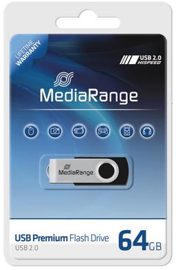 MediaRange MR912 64GB Zwart - Kenmerken - Tweakers