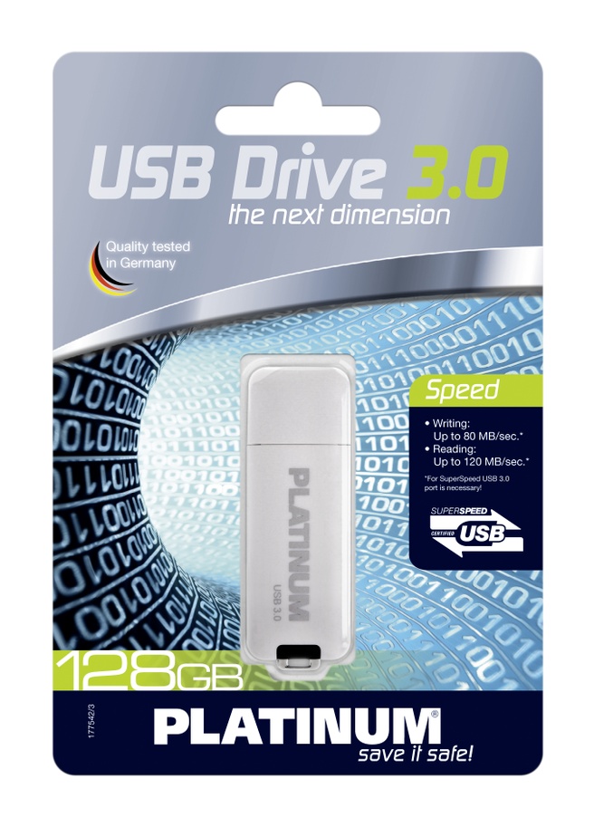 Bestmedia Platinum USB 3.0 SilverSpeed 128GB Zilver - Kenmerken - Tweakers