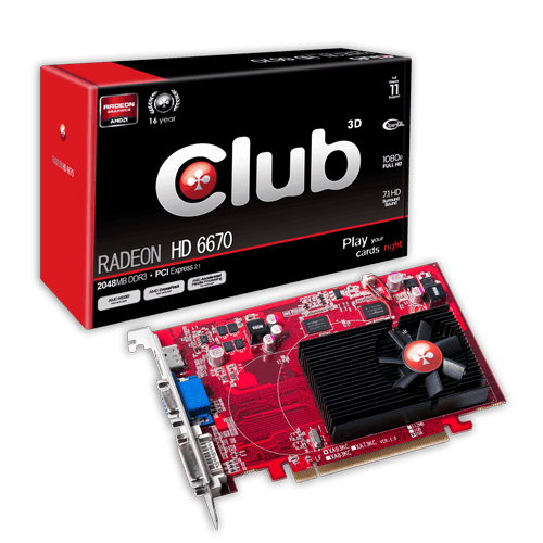 Club 3D Radeon HD 6670 2GB - Kenmerken - Tweakers