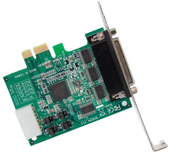 Startech.com 4-poort Native PCI Express RS232 Seri - Kenmerken - Tweakers