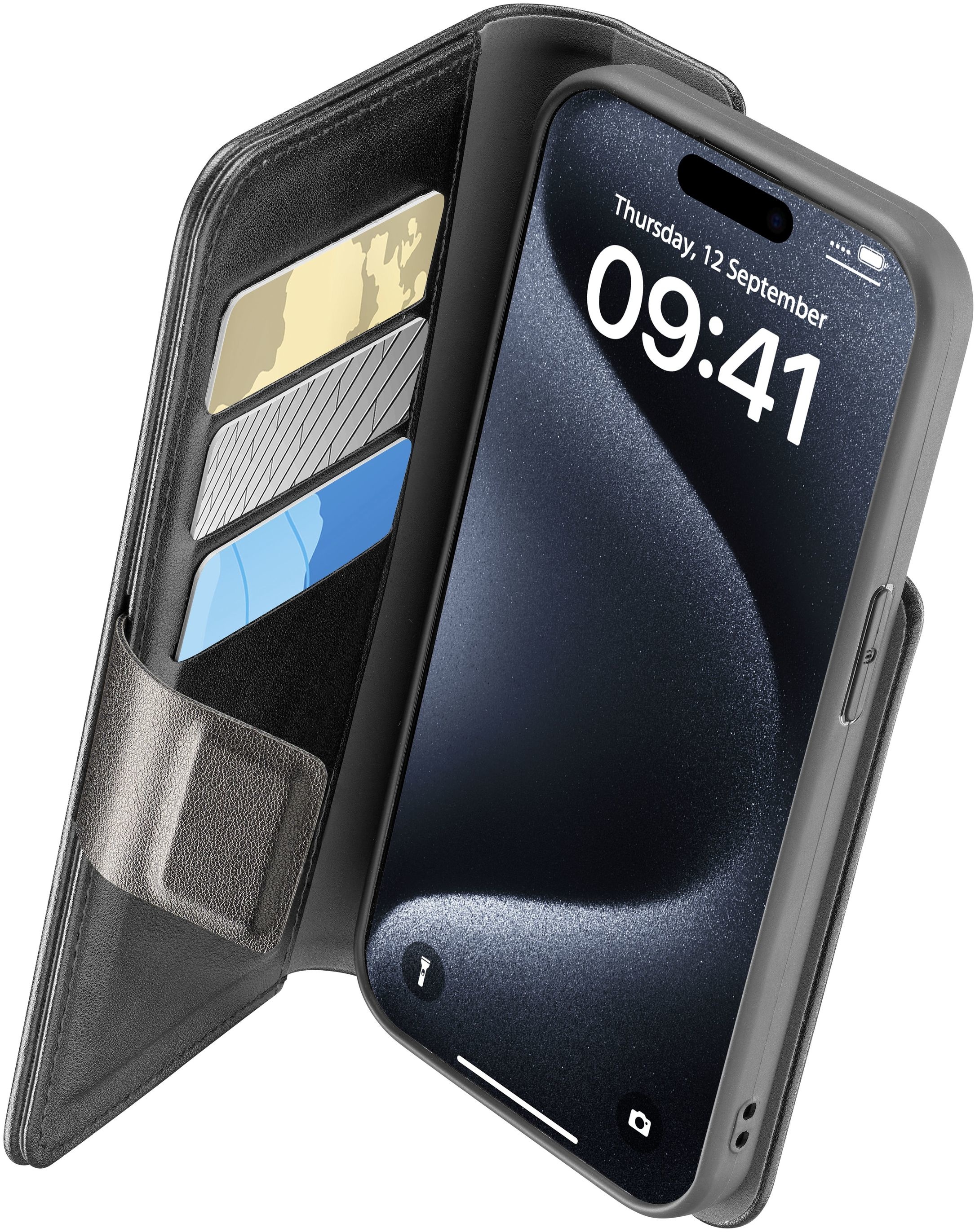 Cellular Line Book Agenda (iPhone 15 Pro Max) Zwart: beste prijs - Tweakers