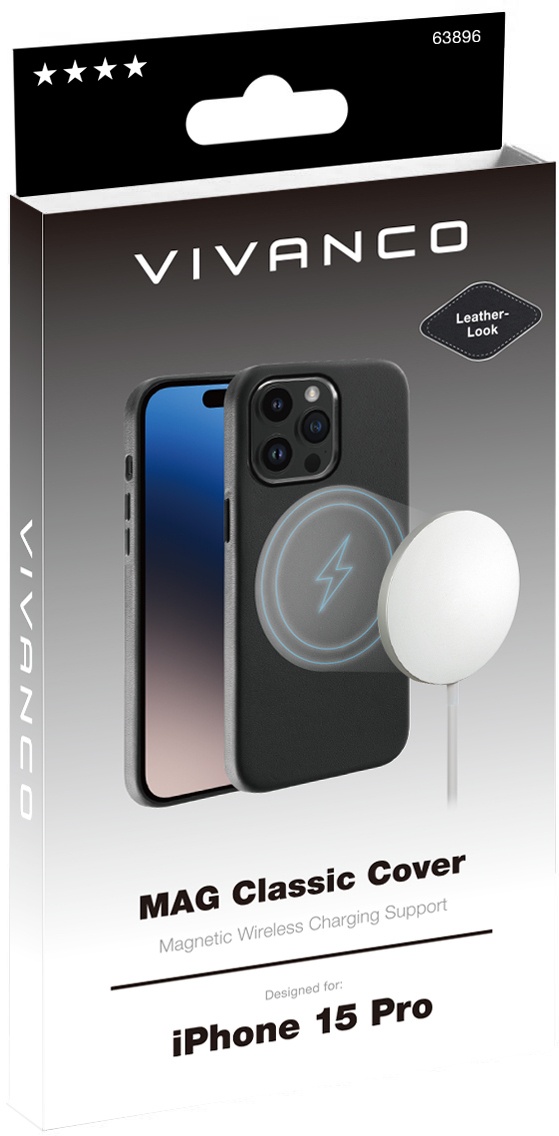 Specificaties van Vivanco Mag Classic (iPhone 15 Pro) Zwart - Tweakers