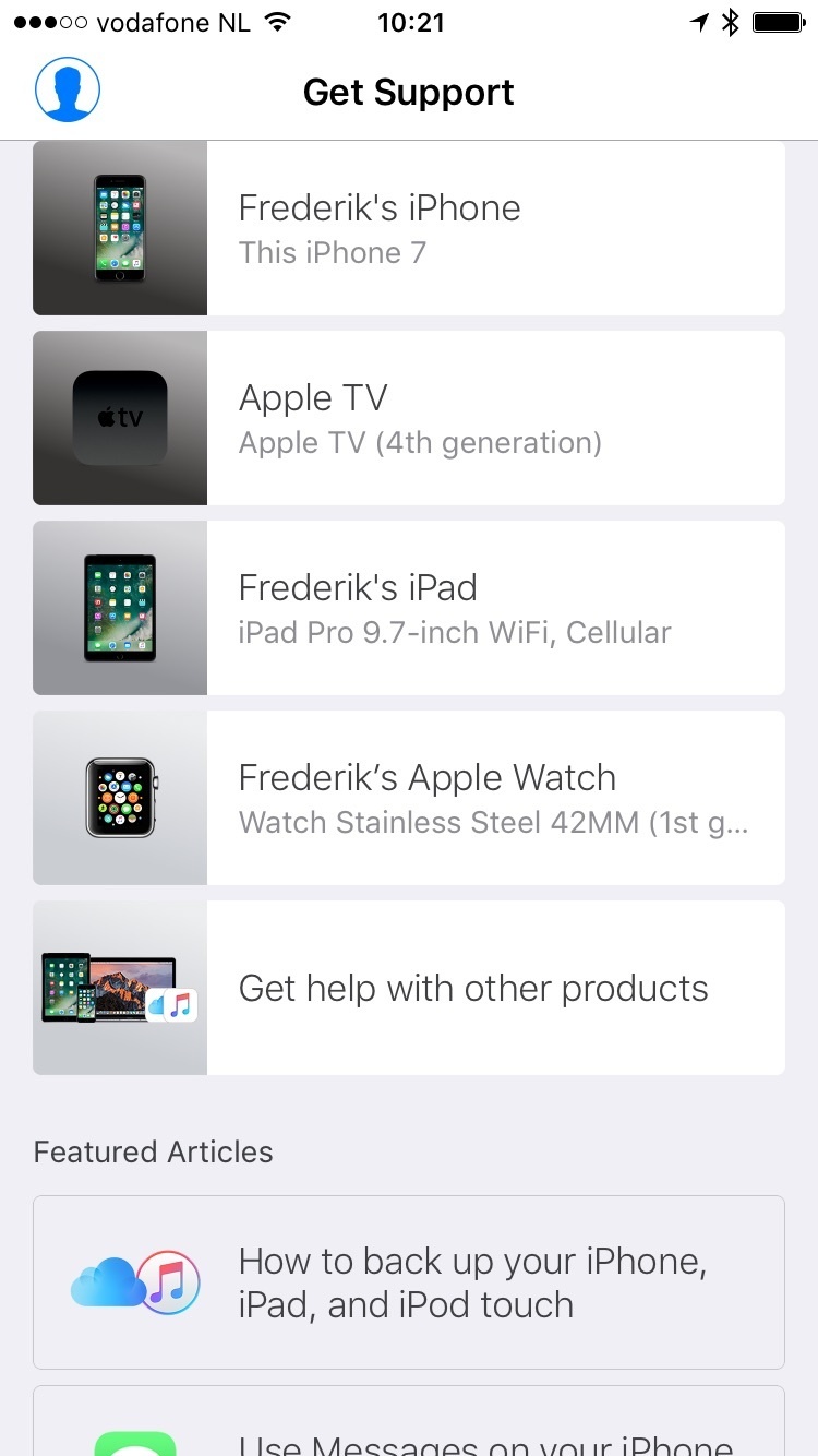 Apple brengt Support-app uit in Nederland - Tablets en telefoons ...