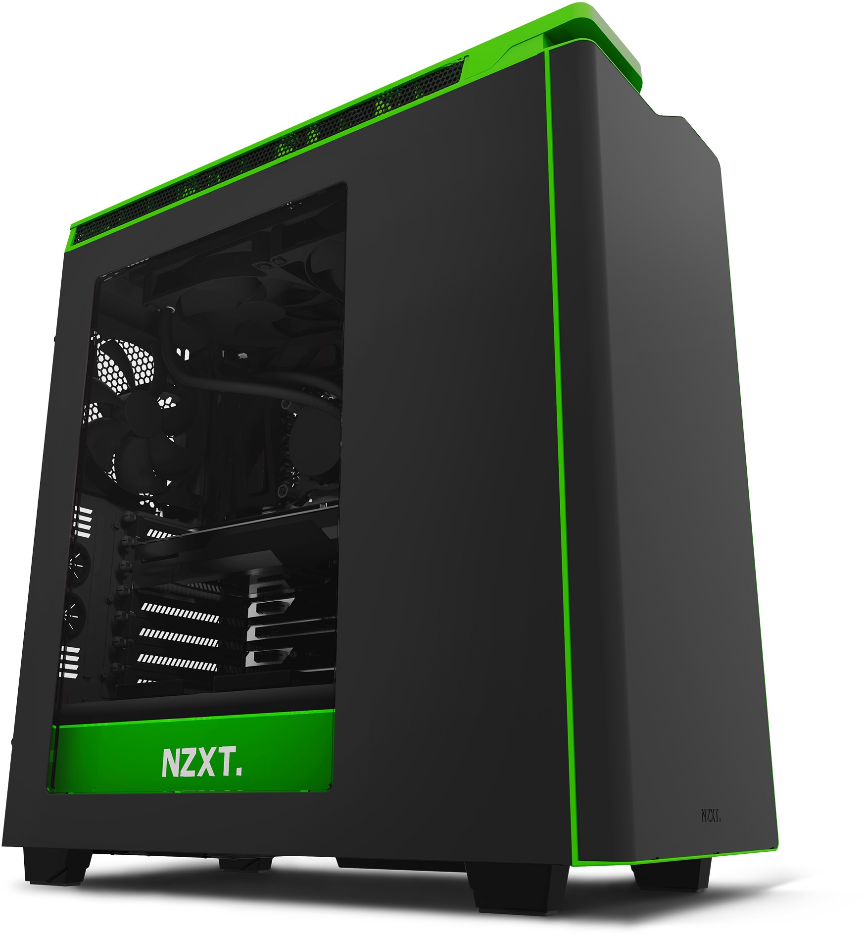 NZXT H440 New Edition Zwart/Groen - Kenmerken - Tweakers