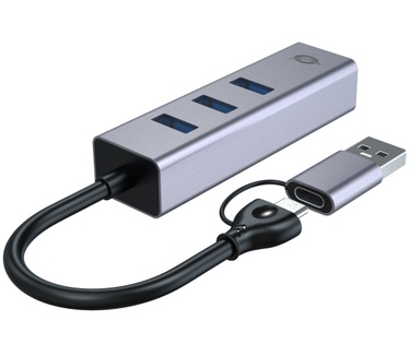 Conceptronic ABBY25G USB-C to Gigabit Network Adapter with 3-Port USB ...
