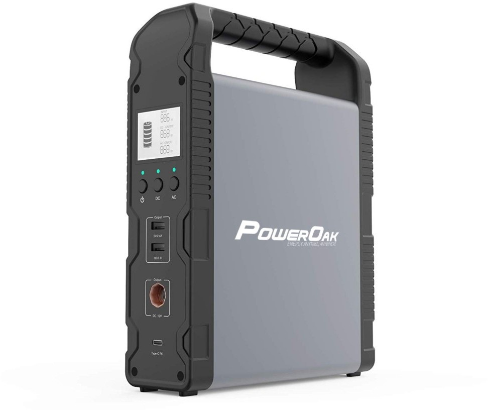 PowerOak PS1 Solar Powerbank 54.000 mAh - Kenmerken - Tweakers