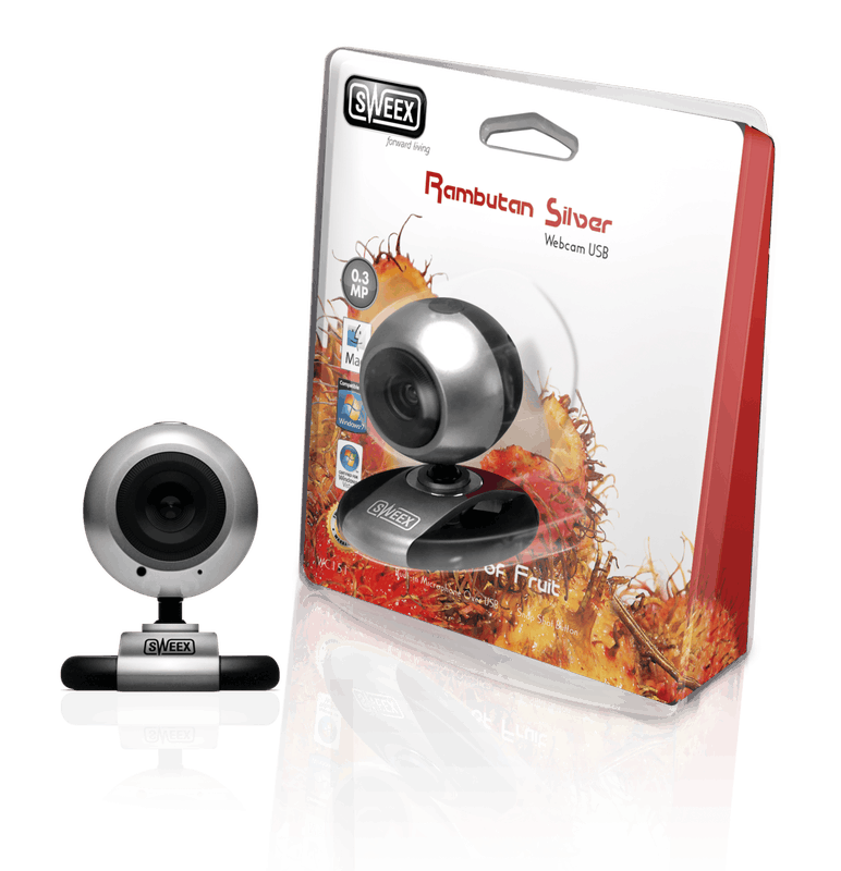 Sweex WC151 Webcam Rambutan Silver - Kenmerken - Tweakers