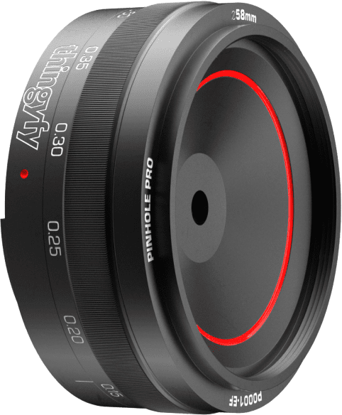 Specificaties van thingyfy Pinhole Pro Multi aperture Lens (MFT) - Tweakers