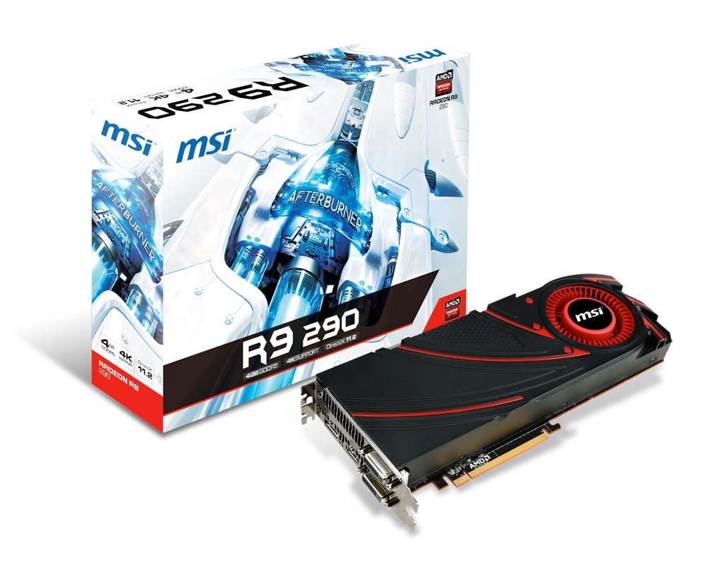 Specificaties van MSI Radeon R9 290 4GD5 - Tweakers