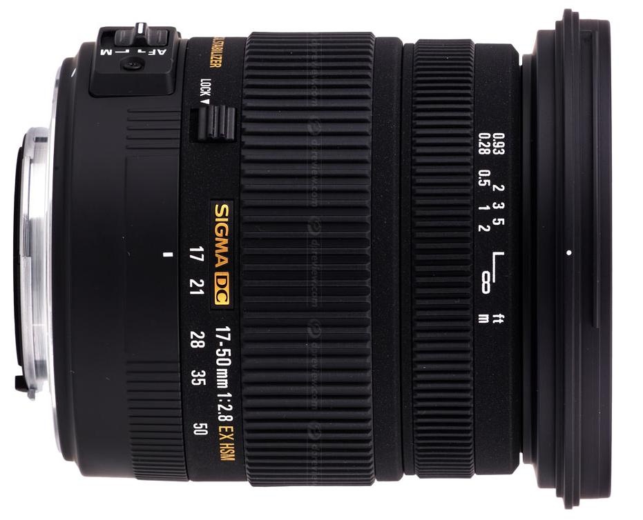 Specificaties van Sigma 17-50mm F2.8 EX DC OS HSM - Tweakers