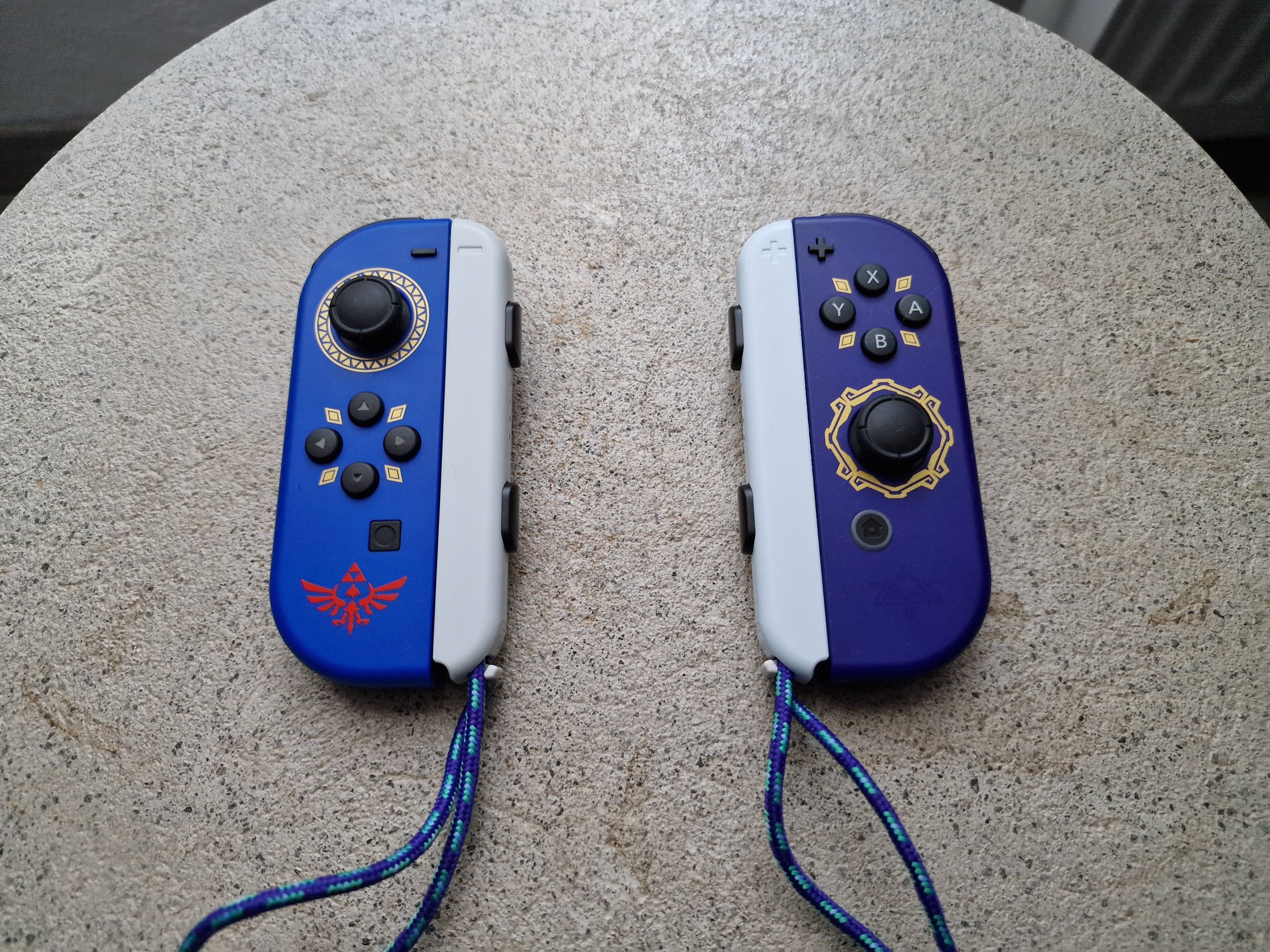 Nintendo Joy-Con (The Legend of Zelda: Skyward Sword HD) Blauw, Grijs ...