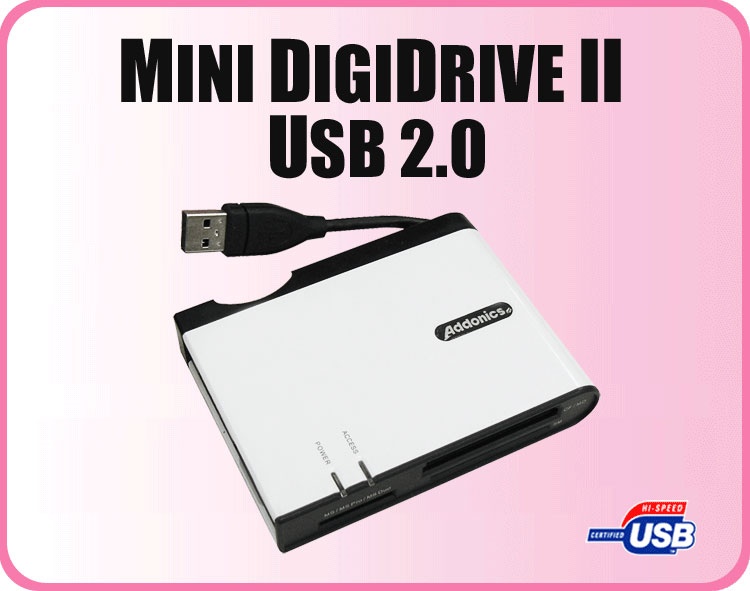 Addonics AESDD12U2 (12-in-1, 5-slot USB 2.0 Mini DigiDrive) kopen ...