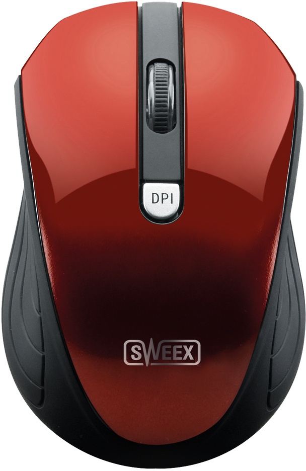 Sweex Wireless Mouse rood - Kenmerken - Tweakers