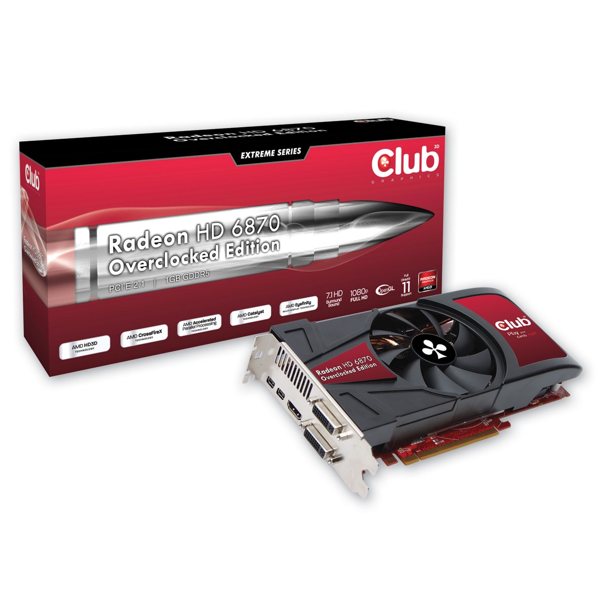 Club 3D Radeon HD 6870: nieuws, deals, prijzen en reviews - Tweakers