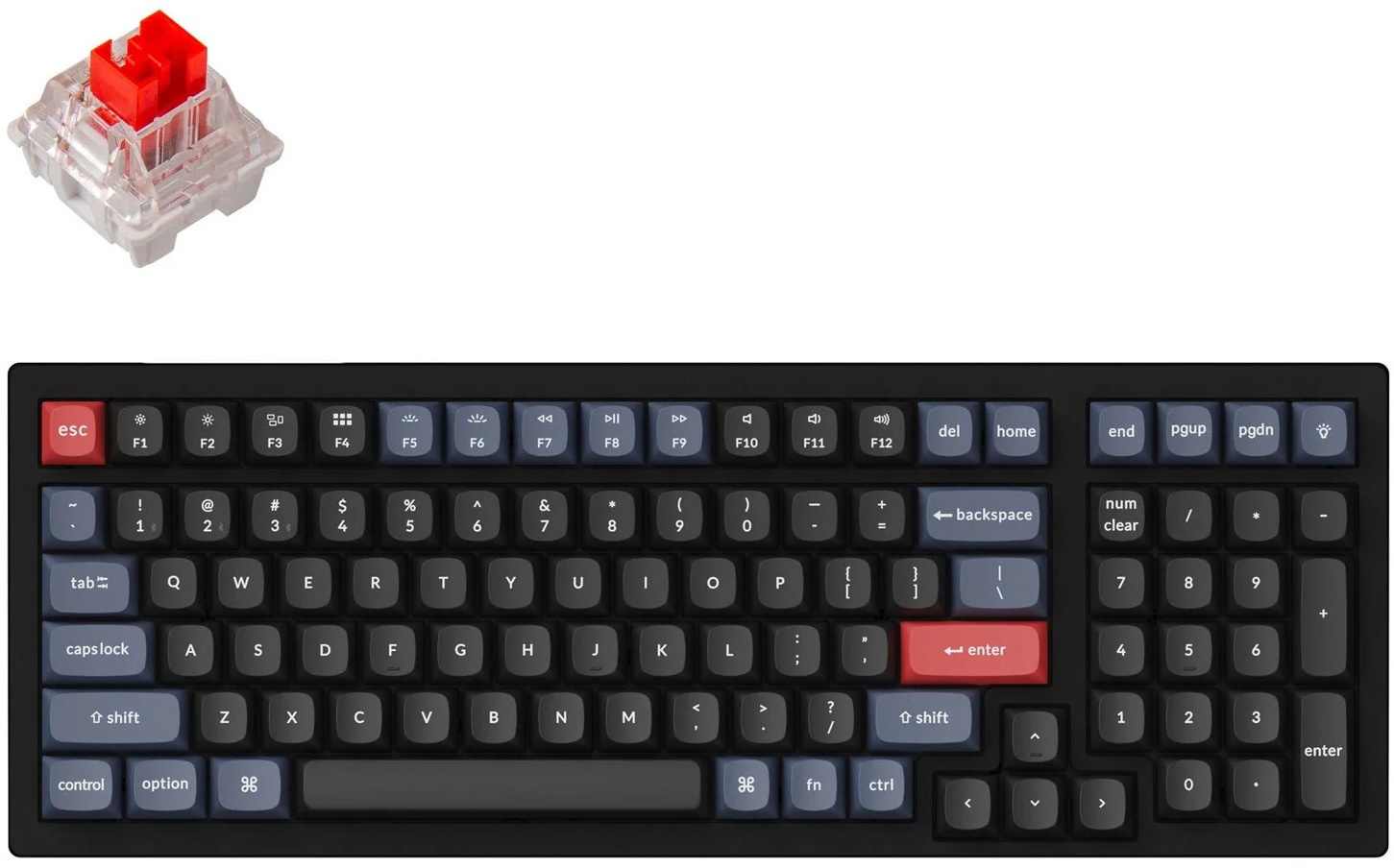 Keychron K4P-H1Z, MX Red, Qwerty US: beste prijs - Tweakers
