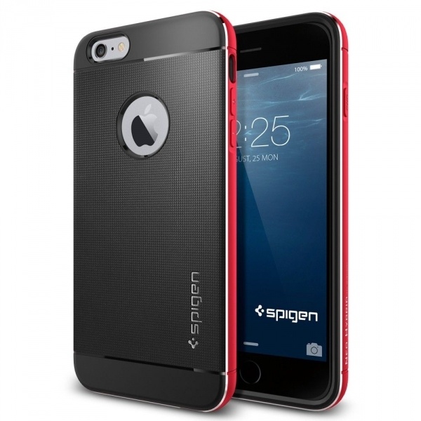 Spigen Case Neo Hybrid Metal Apple iPhone 6 Plus Metal Red (iPhone 6 ...