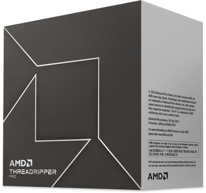 Specificaties van AMD Ryzen Threadripper Pro 7975WX Boxed - Tweakers