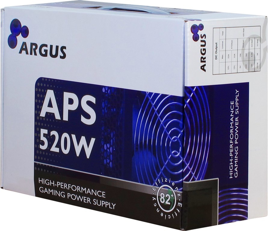Specificaties van Inter-Tech Argus APS-520W - Tweakers