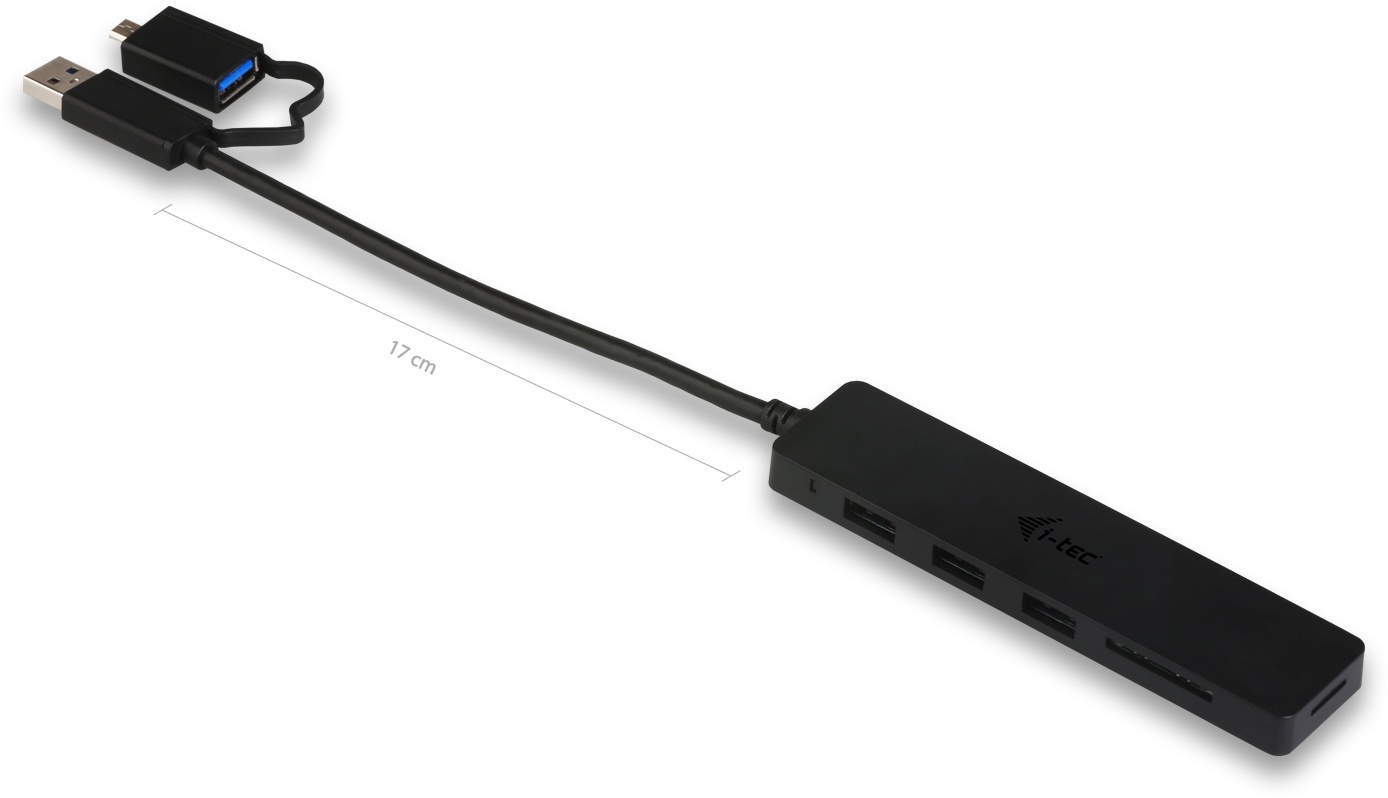 i-tec USB 3.0 Slim 3-port HUB - Kenmerken - Tweakers