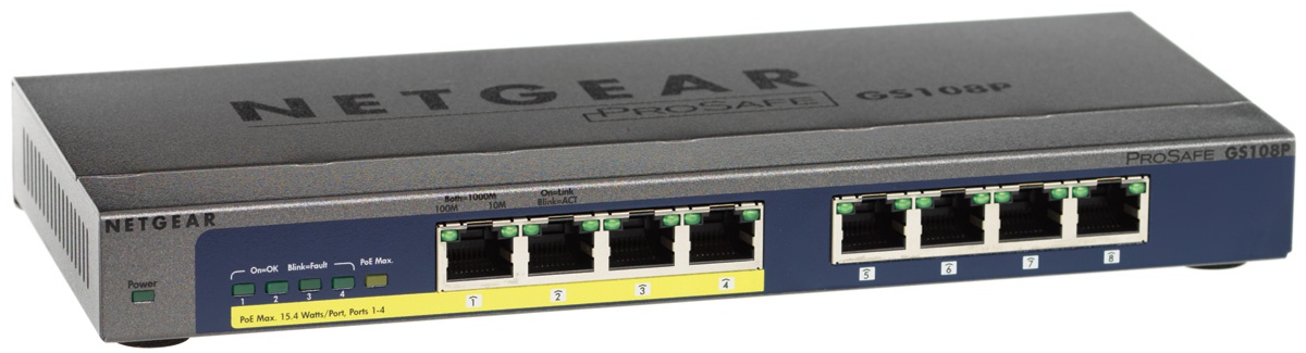 Netgear Prosafe GS108P: beste prijs - Tweakers
