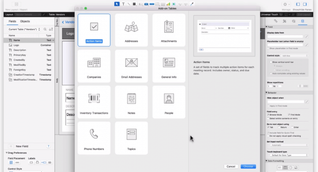 Specificaties van FileMaker ESD / Pro 18 Advanced (Academic / Non ...