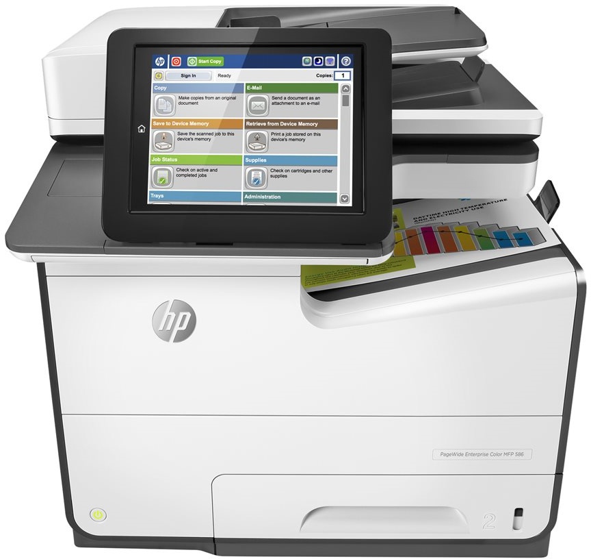 Specificaties van HP PageWide Managed Color MFP E58650dn - Tweakers