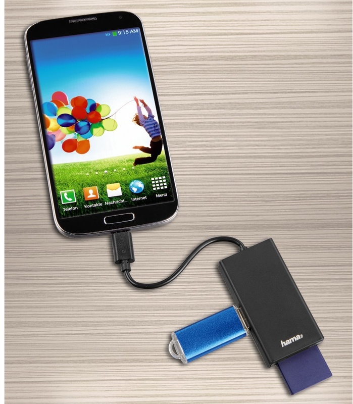 Specificaties van Hama USB 2.0 OTG Hub/Card Reader - Tweakers