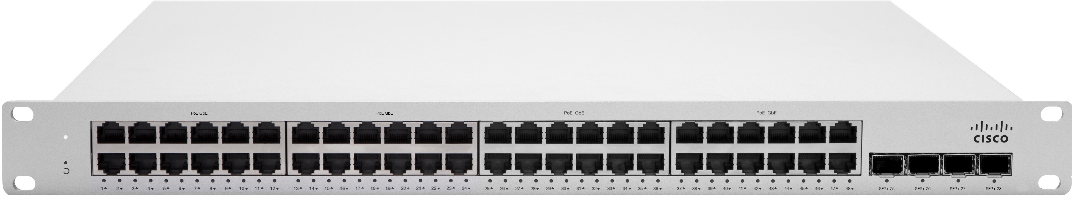 Specificaties van Cisco MS250-48LP L3 Stck Cld-Mngd 48x GigE 370W PoE ...