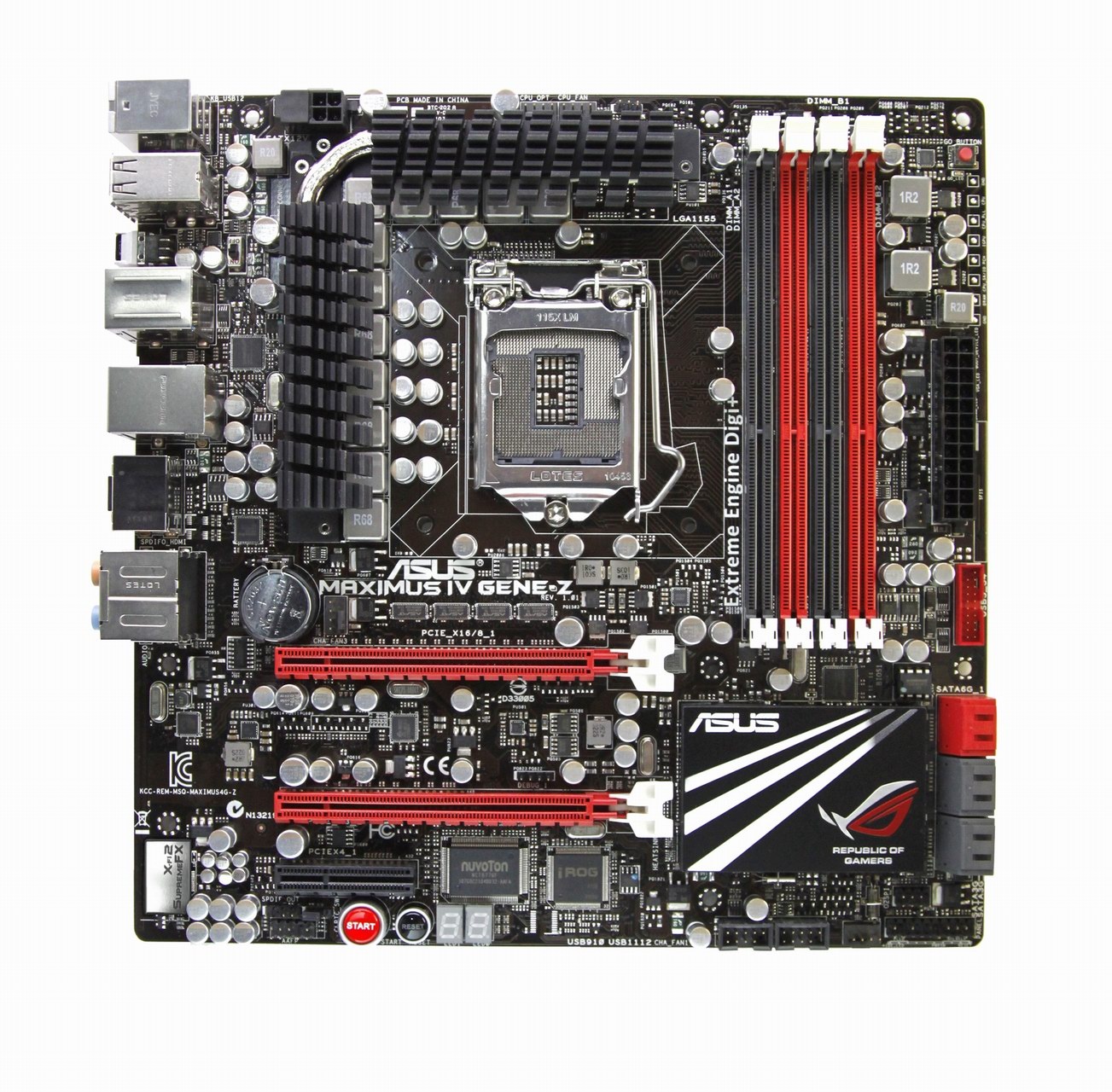 Specificaties van ASUS ROG Maximus IV GENE-Z - Tweakers