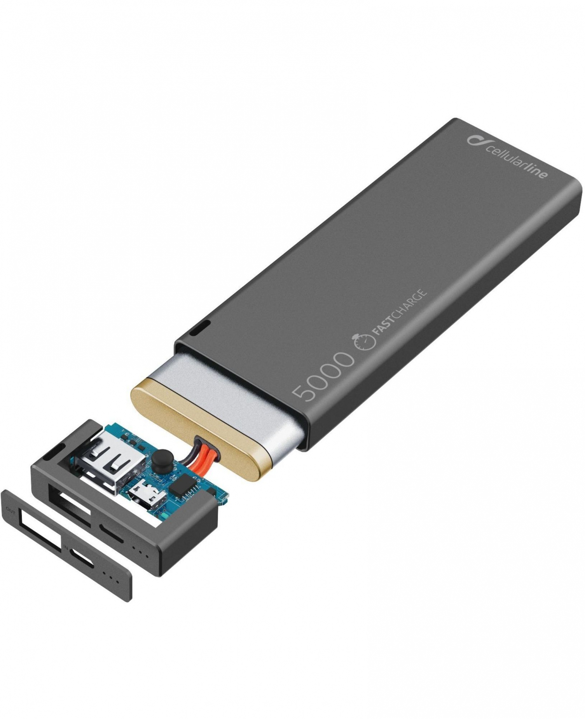 Cellular Line FreePower Slim 5000 Zwart - Kenmerken - Tweakers