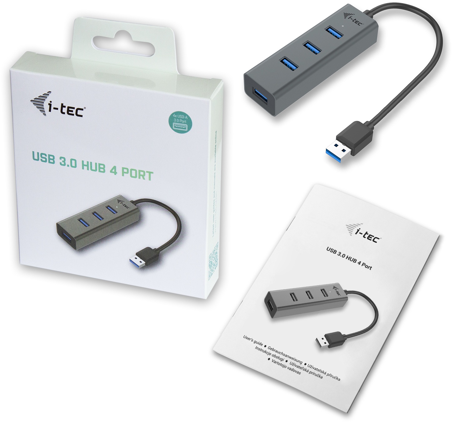 Specificaties van i-tec USB 3.0 Metal passive HUB 4 port without power ...