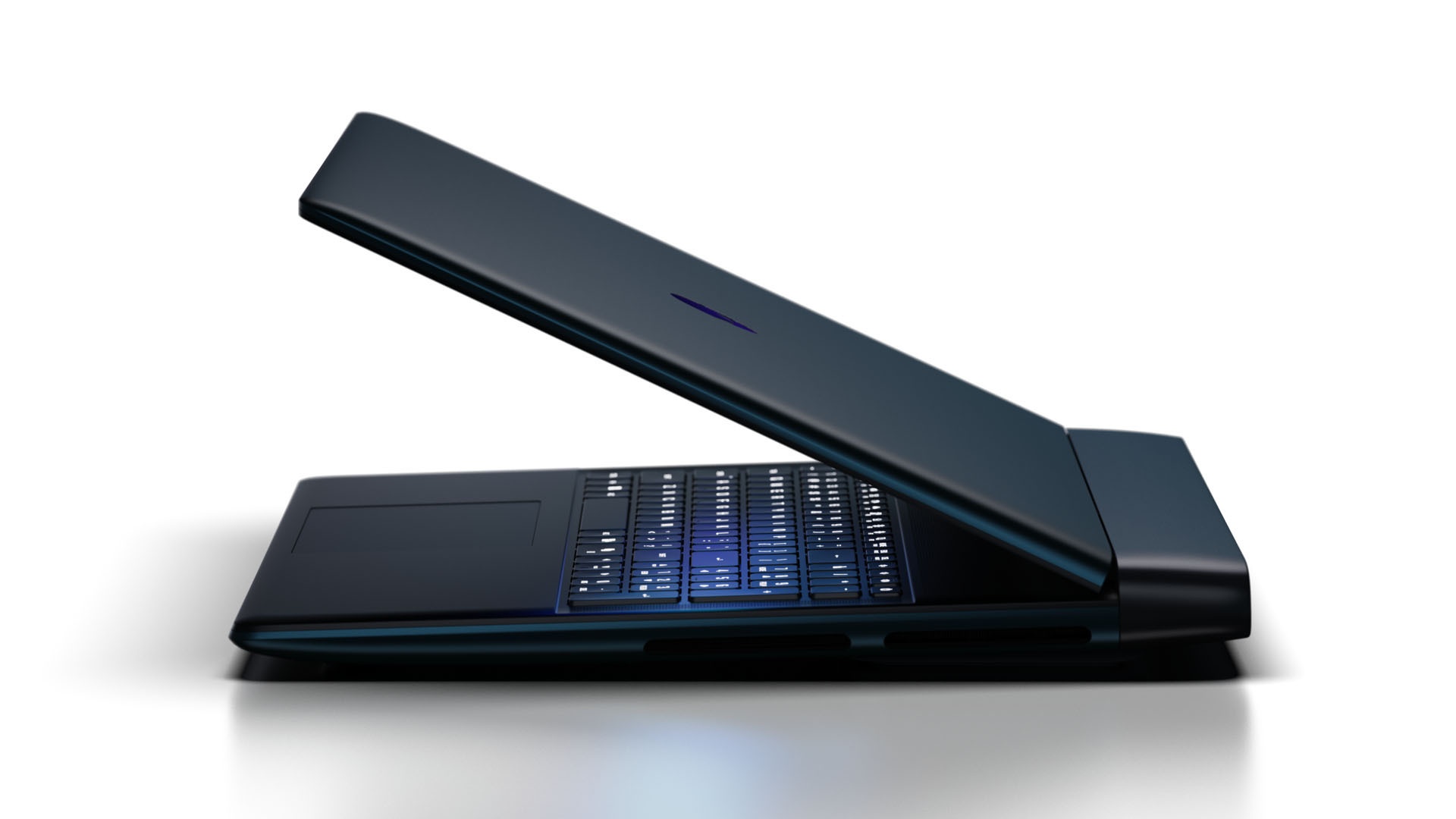 Alienware Area 51-laptop heeft glazen venster aan onderzijde en rgb ...