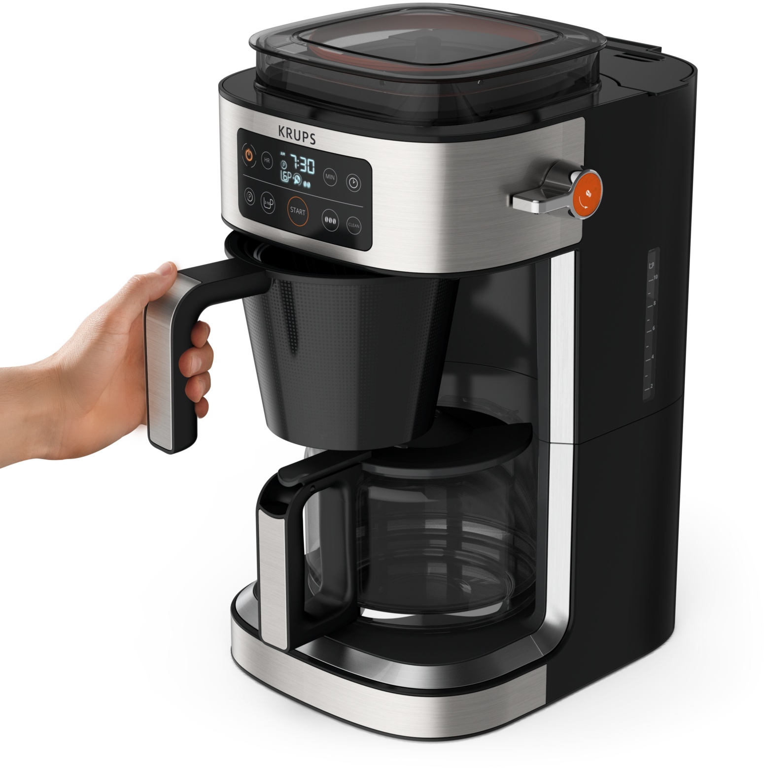 Specificaties van Krups Aroma Partner KM760D filterkoffiezetapparaat ...