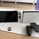 Nintendo Switch (OLED model) Wit + Super Mario Bros Wonder aangeboden ...