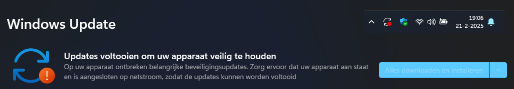 Windows 11 Pro melding in Windows Update? - Windows clients - GoT