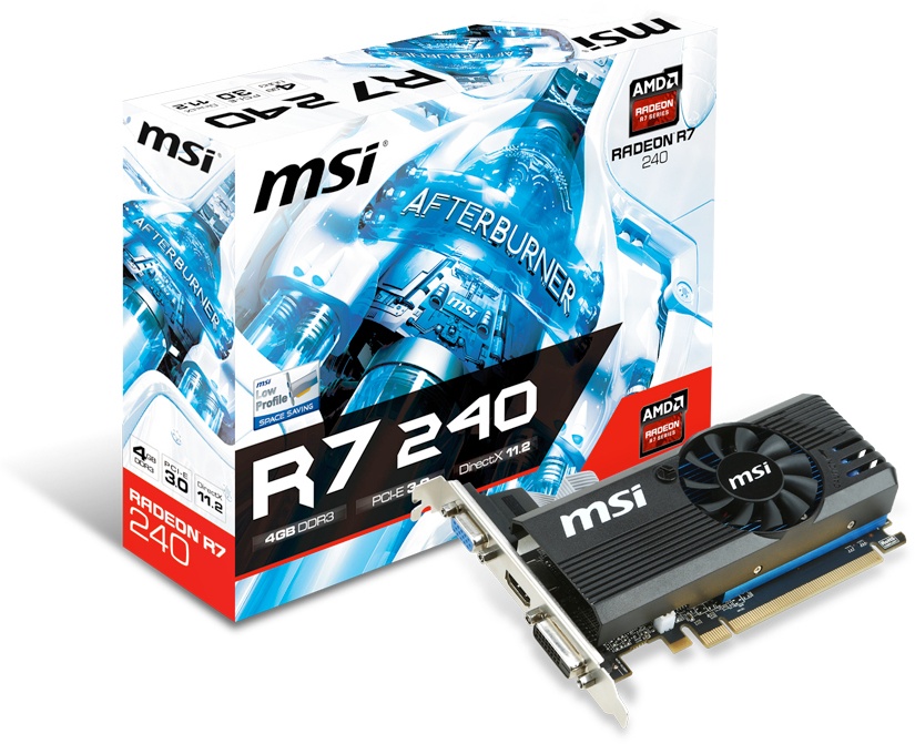 MSI Radeon R7 240 4GD3 LP - Kenmerken - Tweakers