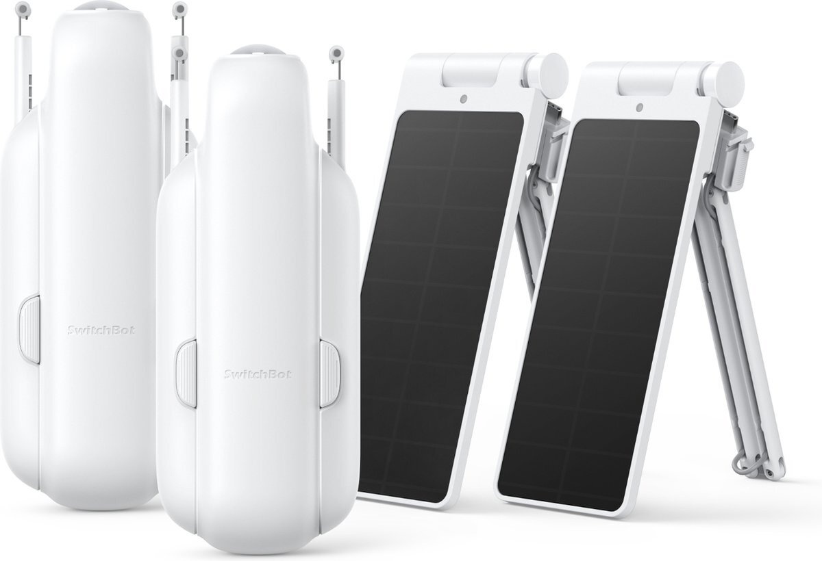 Specificaties van SwitchBot Curtain 3 - U Rail, Solar Combo Duo-Pack ...