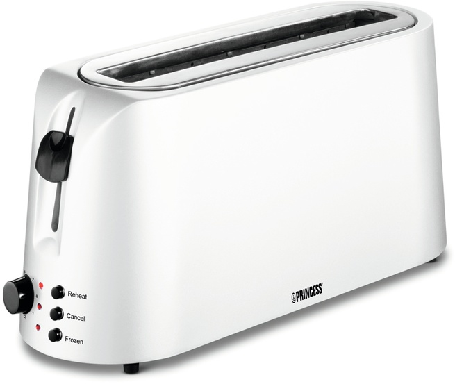 Specificaties van Princess 142330 Long Slot Toaster Cool White - Tweakers