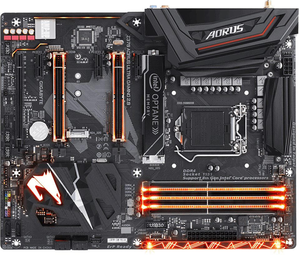 Specificaties van Gigabyte AORUS Z370 Ultra Gaming 2.0-OP - Tweakers
