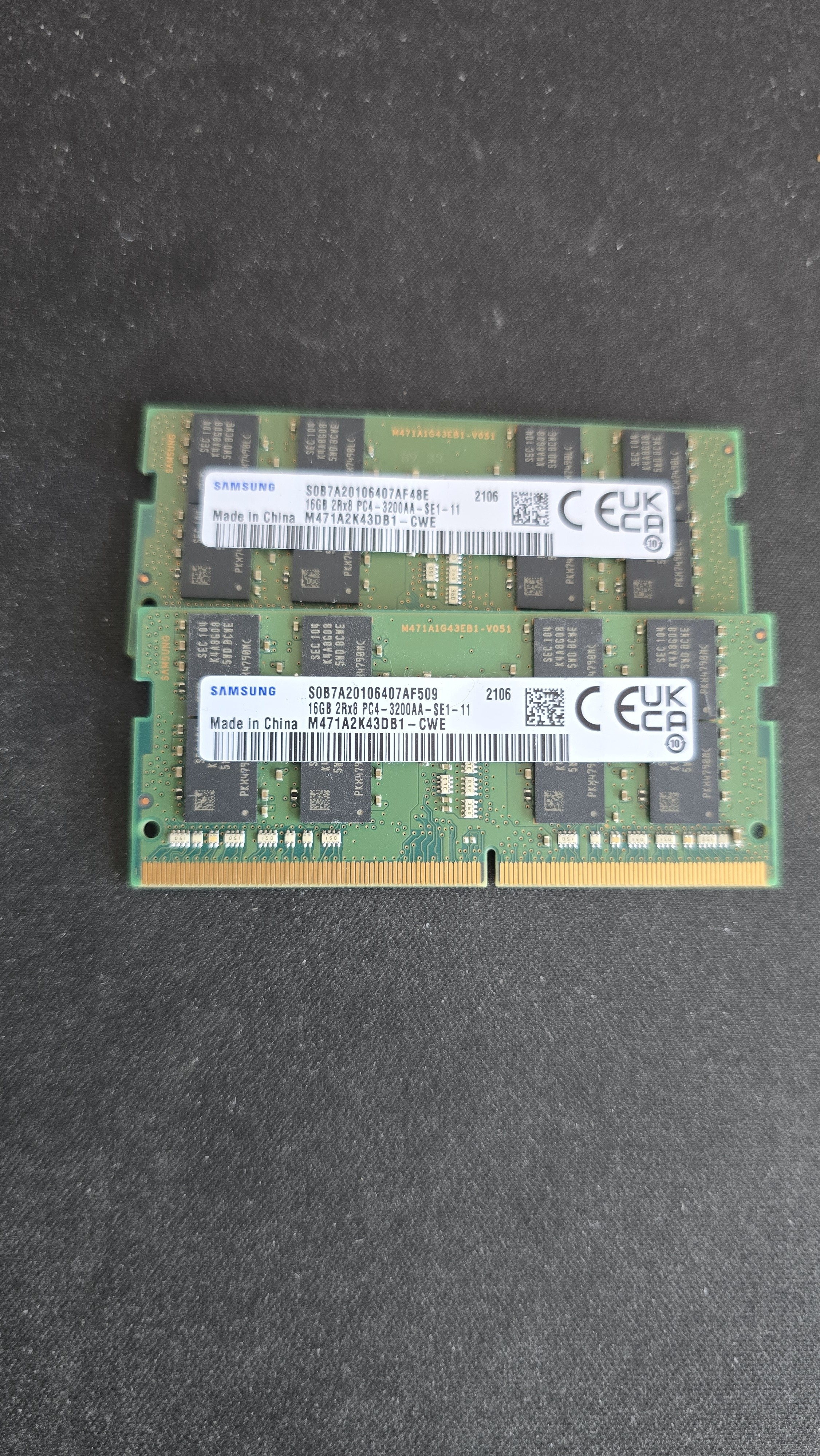 32gb ddr4 sodimm 3200 Samsung aangeboden - Vraag & Aanbod - Tweakers