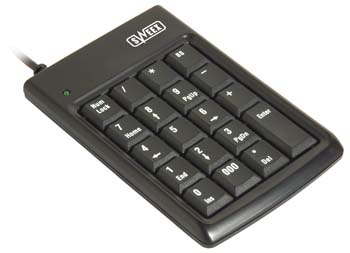 Sweex Portable USB Keypad And 2 Port Hub - Kenmerken - Tweakers