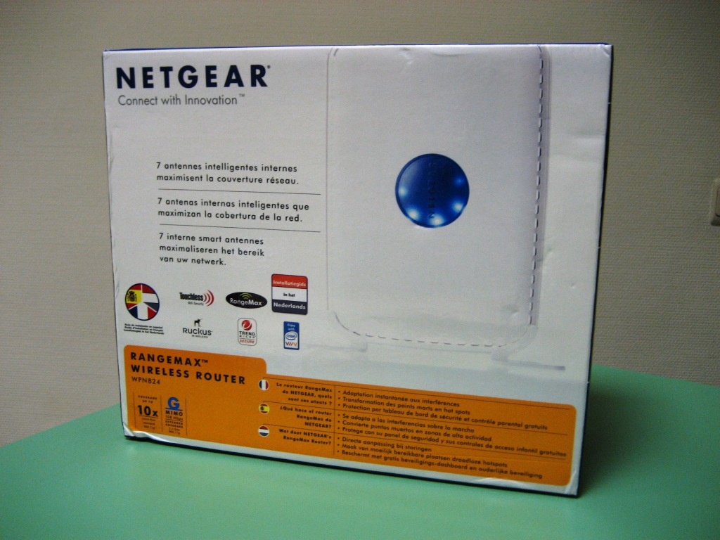 Netgear WPN824 RangeMax 108 Mbps draadloze router - - Product reviews ...