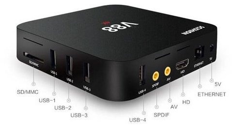 Scishion V88 Android 4K TV Stream Box 8GB - Kenmerken - Tweakers