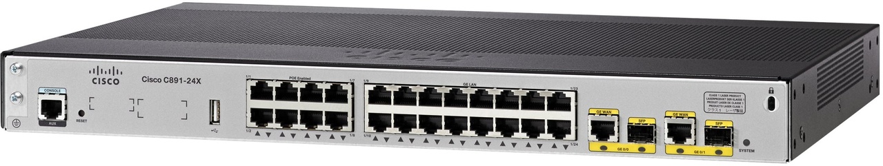 Specificaties van Cisco C891-24X/K9 - Tweakers