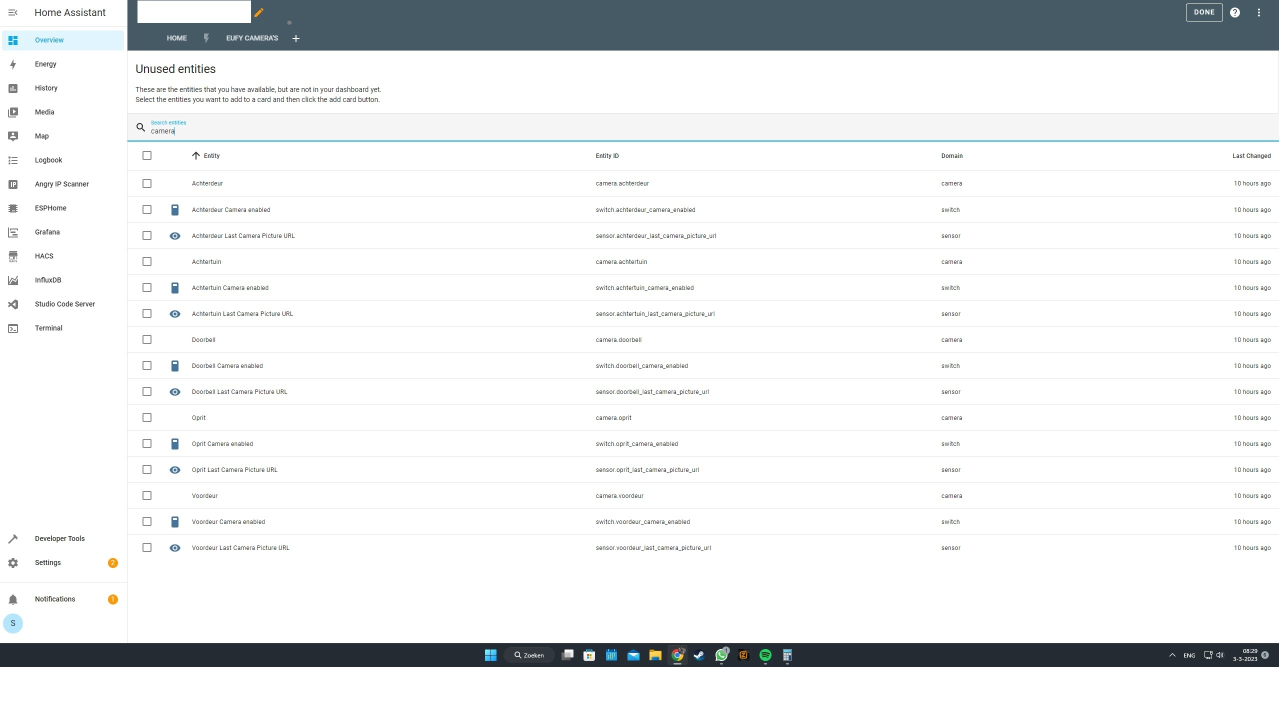 Home Assistant supervised - NAS Synology DS718+ - Smarthome - GoT