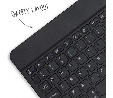 Accezz QWERTY Bluetooth Keyboard Bookcase: beste prijs - Tweakers