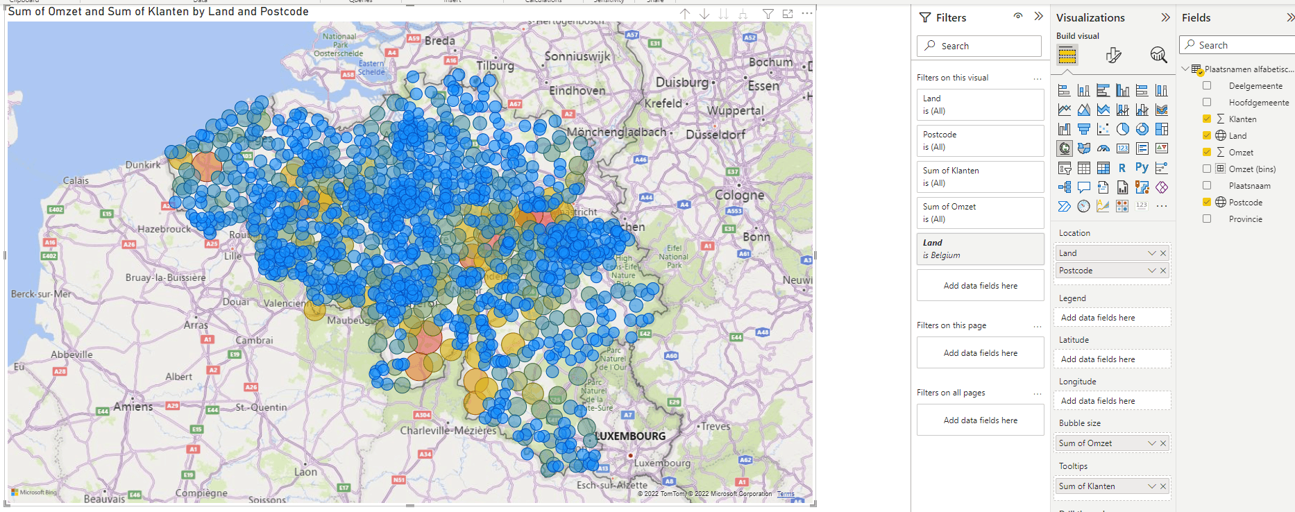 (Excel) Kaart maken met verdeling in postcodes - Client software ...